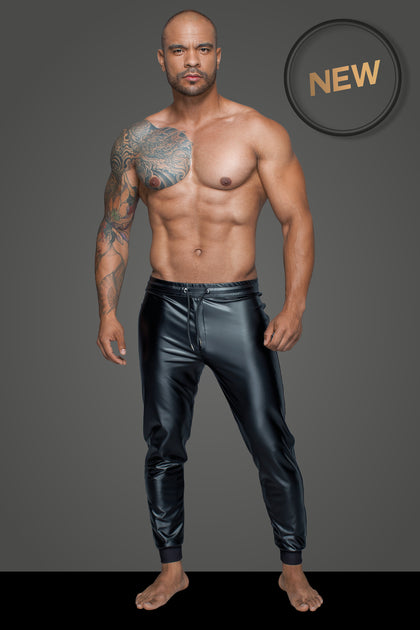 Men's Lingerie PVC Pants & Shirt Made of Powerwetlook – Noir Handmade ...